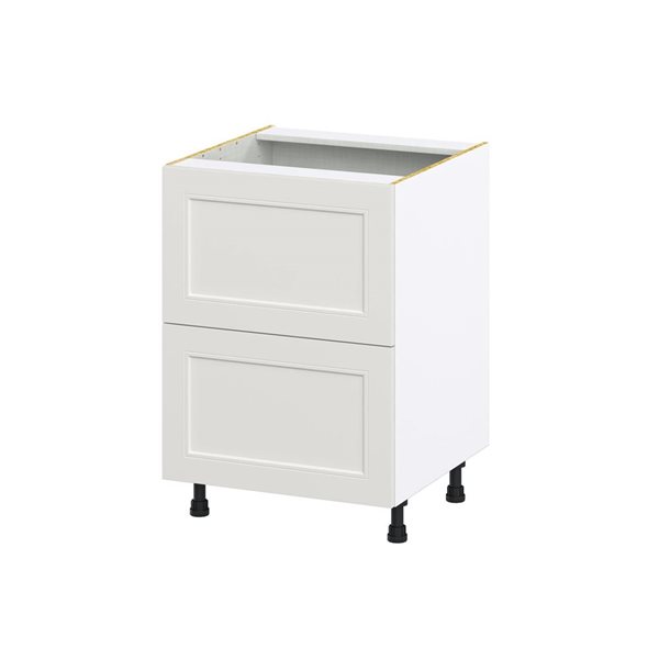 Hugo&Borg Belcourt Base 2-Drawer Grey Kitchen Cabinet - 24 x 34.5-in ...