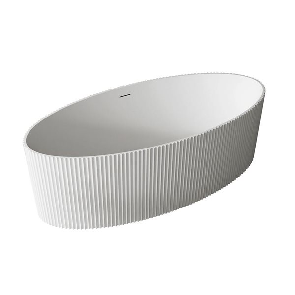 Bain autoportant Nio-67 par A&E Bath and Shower acrylique blanc | RONA