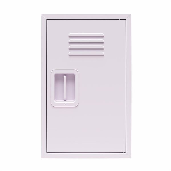 Little Seeds Casey Kids Stackable Mini Metal Storage Locker - Lavender ...