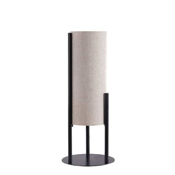 ORE International 22-in H Black Metal Modern Upright Table Lamp w ...