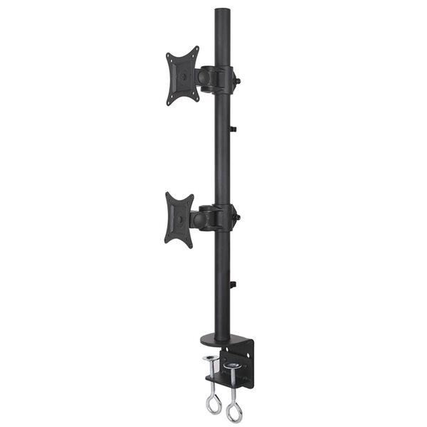 TygerClaw Adjustable Double VESA Monitor Mount for 13 to 32-in Screens ...