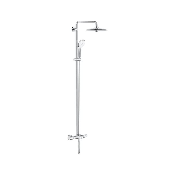 GROHE Euphoria 260 Thermostatic Tub/Shower System 6.6 L/min - Chrome ...