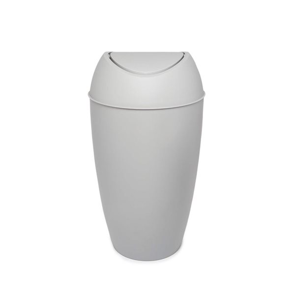 Umbra Twirla Grey Waste Basket 9-L 1009613-918 | RONA