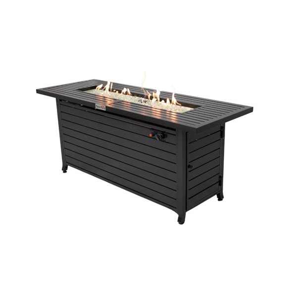 Think Patio 57-in Rectangular Fire Table WELLFP-RA | RONA