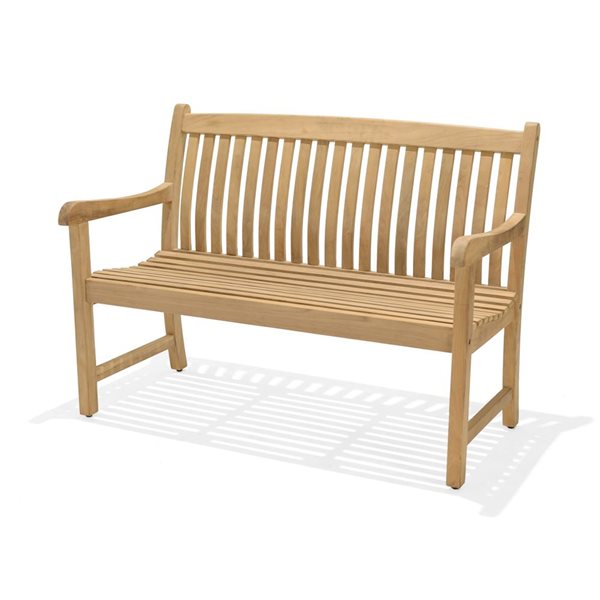 Scancom Boma 2-Seater Natural Teak Garden Bench SOXFO104 | RONA