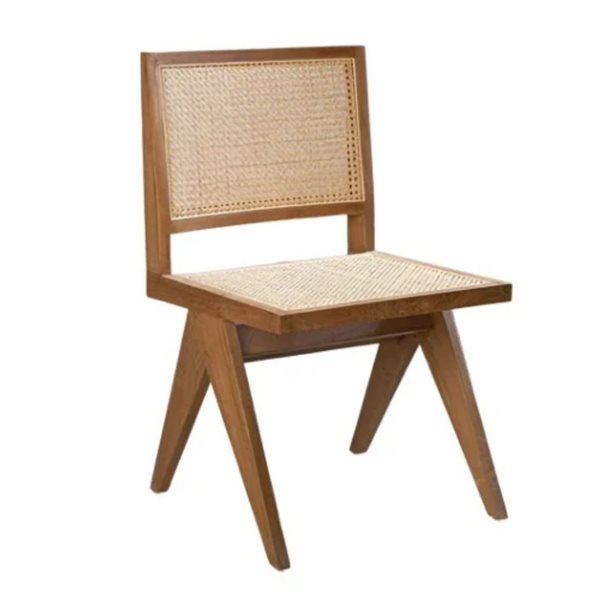 Plata Import William Modern Brown Cane Armless Dining Chair LF907N-Z | RONA