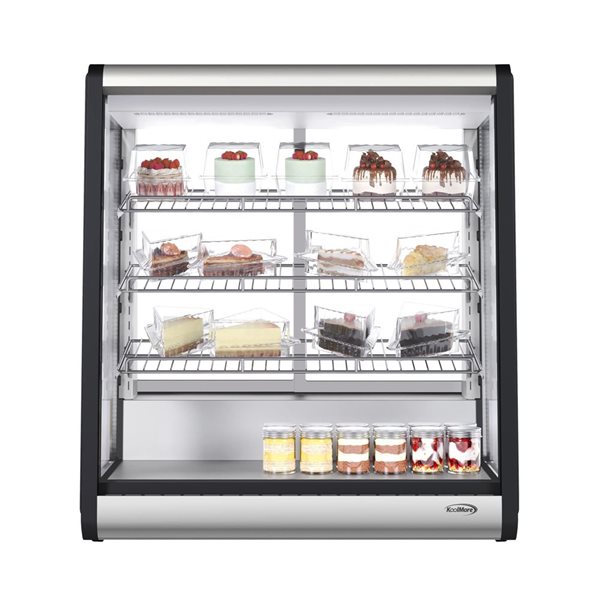 Koolmore 31-in 4-Tier Commercial Countertop Display Refrigerator ...