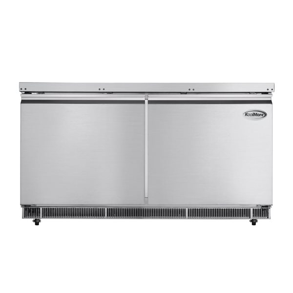 Koolmore 60-in Commercial Refrigerated Prep Station Cold Table ...