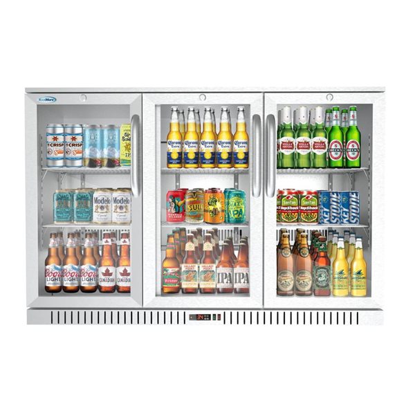 Koolmore 53-in 11-ft³ Three-Door Back Bar Refrigerator - Stainless ...