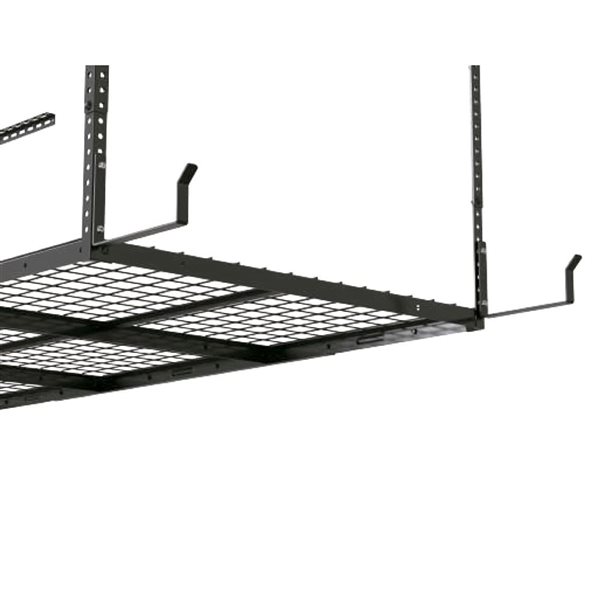 CrownWall 8 D x 0.75 W x 6-in H Black Steel Large Side Hooks for ...