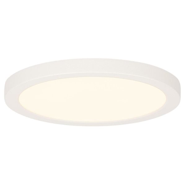 WESTINGHOUSE LIGHTING Westinghouse LED Indoor White Flush Mount 7-in 17 ...
