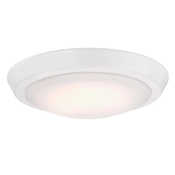 WESTINGHOUSE LIGHTING Westinghouse Dimmable LED Indoor White Flush ...