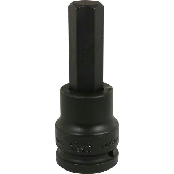 Gray Tools 19 mm x 3/4-in Drive Metric Shallow Hex Head Black Impact ...