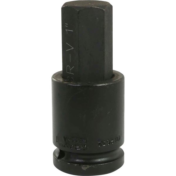 Gray Tools 1-in x 3/4-in Drive Standard Hex Head Black Impact Shallow ...