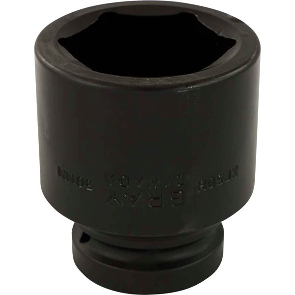 Gray Tools 50 mm x 1-in Drive 6-Point Metric Shallow Impact Socket ...