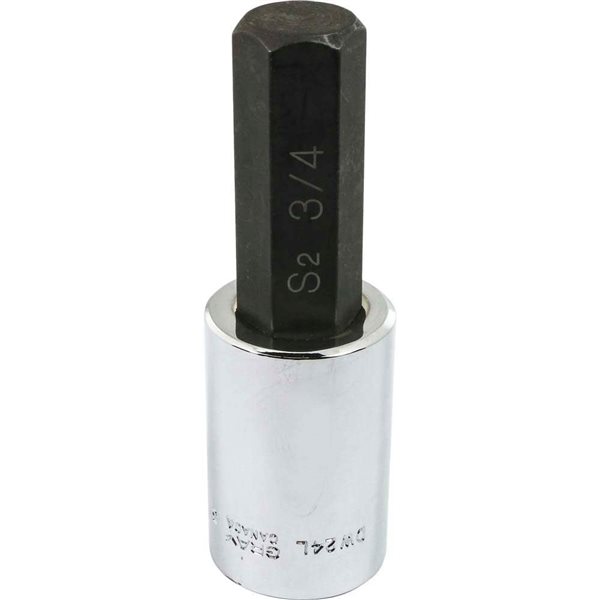 Gray Tools 3/4-in x 1/2-in Drive Standard Hex Head Chrome Finish ...