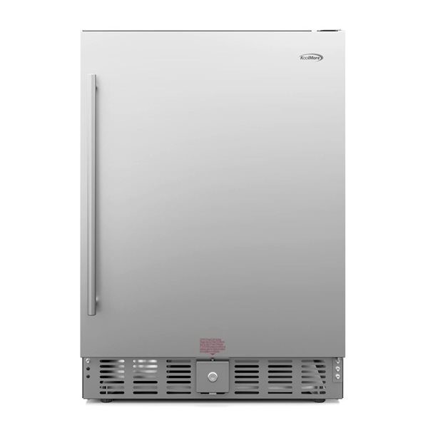 KoolMore 23.4-in Stainless Steel Solid-Door Built-In Refrigerator and ...