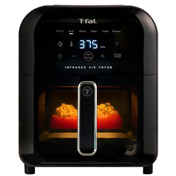 T-fal EY8228U0 6-L Infrared Graphite Grey Air Fryer 7211419336 | RONA