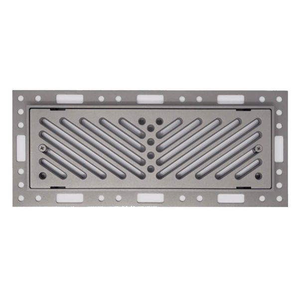 Best Access Doors 4-in x 12-in Flush Mount Floor Vent with Angled Slots ...