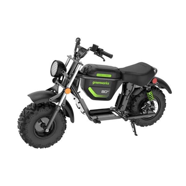 Greenworks STEALTH 19-in Wheels 80V Electric Mini-Bike 7421602T | RONA