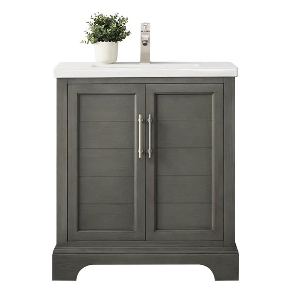 Vanity Art 30 W x 18 D x 35-in H Single Sink Bathroom Vanity with Sink ...