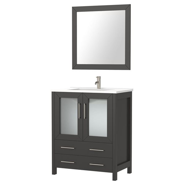 Vanity Art 24 W x 18 D x 36-in H Single Bathroom Vanity w/ Sink ...