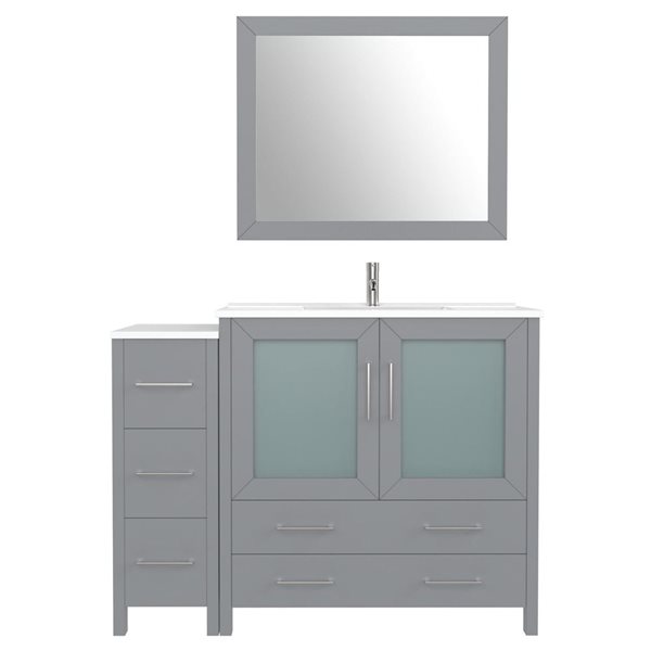 Vanity Art 48 W x 18 D x 36-in H Single Bathroom Vanity w/ Sink ...