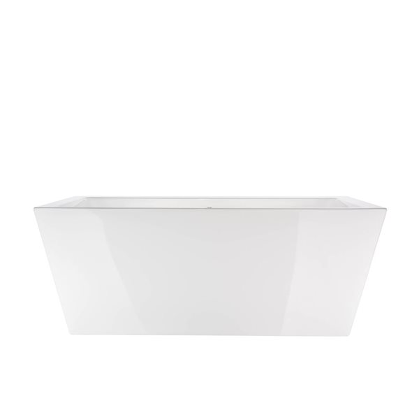 Vanity Art 67 x 32-in Acrylic Freestanding Air Bubble Bathtub - White ...