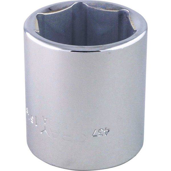 Gray Tools 1-5/16-in x 1/2-in Drive 6-Point Standard Shallow Chrome ...
