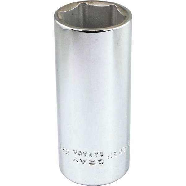 Gray Tools 25 mm x 1/2-in Drive Metric 6-Point Deep Chrome Finish ...