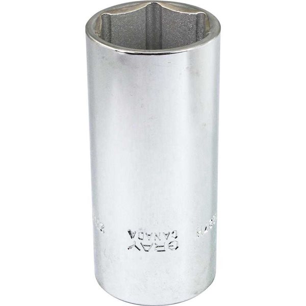 Gray Tools 27 mm x 1/2-in Drive Metric 6-Point Deep Chrome Finish ...