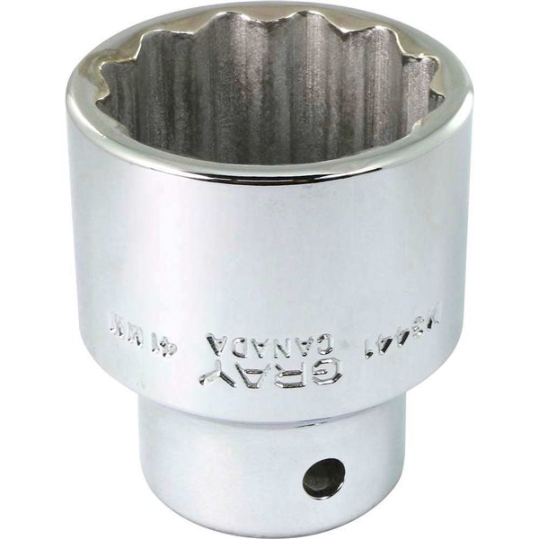 Gray Tools 41 mm x 3/4-in Drive Metric 12-Point Shallow Chrome Finish ...