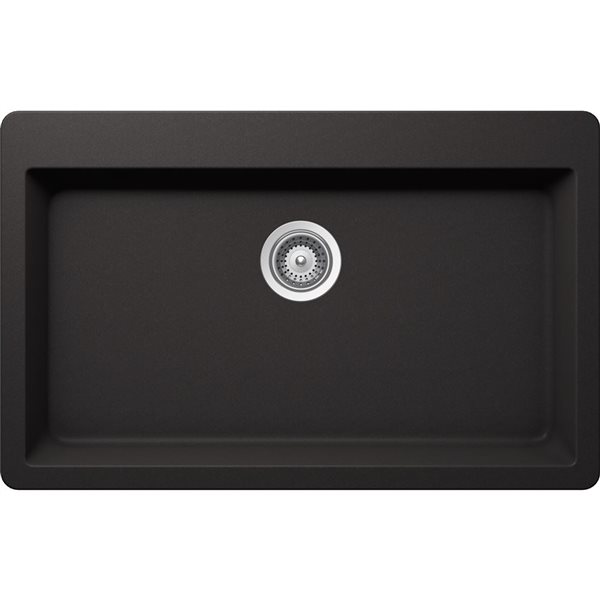 Bristol Sinks Virtuo Granite B317 Undermount 18-1/2-in W x 33-in L ...