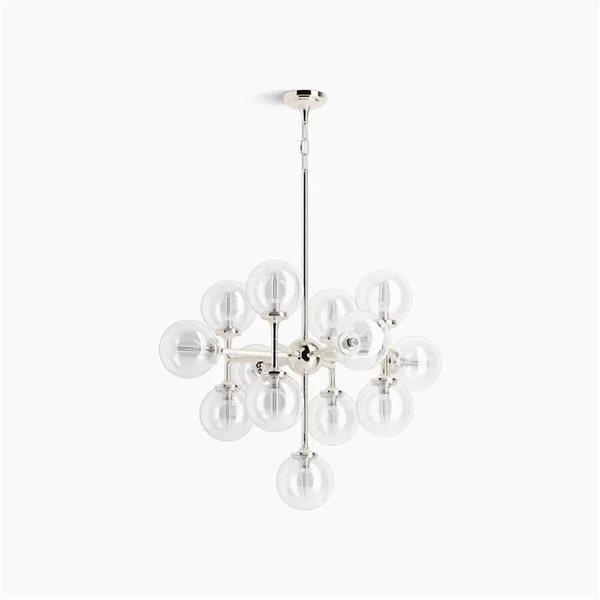 KOHLER Bellera 32-in 13-Light Chandelier - Polished Nickel 31767-CH13 ...