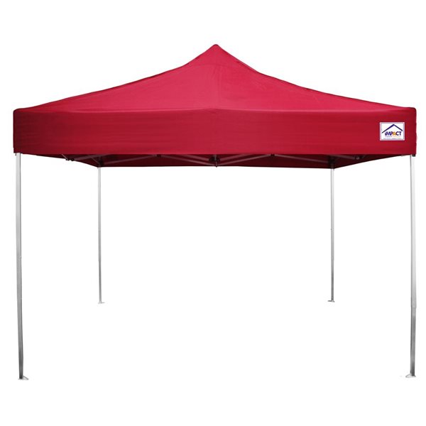 Impact Canopies Canada ULA 10 W x 10-ft L Red Canopy Kit 040030004 | RONA