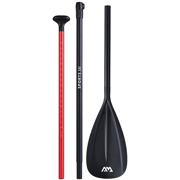 Pagaie réglable Sports III d'Aqua Marina en aluminium et fibre de verre ...