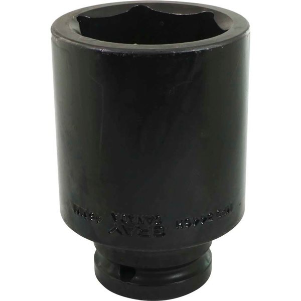 Gray Tools 46 mm X 3/4-in Drive Metric 6-Point Deep Impact Socket ...