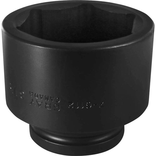 Gray Tools Standard 1-in Drive 6 Point Standard Length 3 1/2-in Impact ...