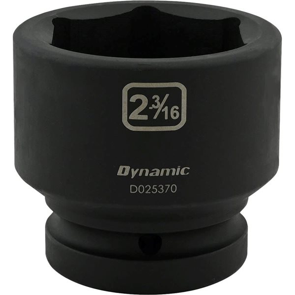 Dynamic Tools 2-3/16-in X 1-in Drive 6 Point Standard Length Impact ...