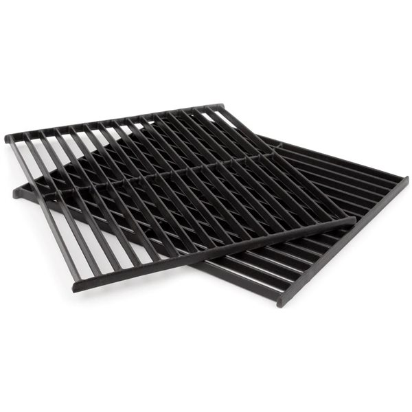 Grill Care Company Set of 2 Cooking Grates in Porcelain-Enameled Cast ...