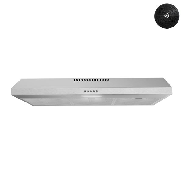 Streamline Macerata 36-in Stainless Steel Ductless Undermount 80CFM ...