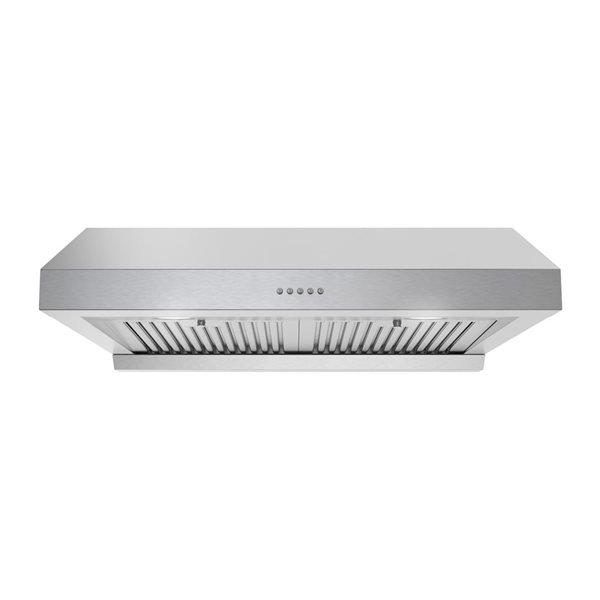 Streamline Ampezzo 30-in Stainless Steel Ducted Undermount 406CFM Range ...