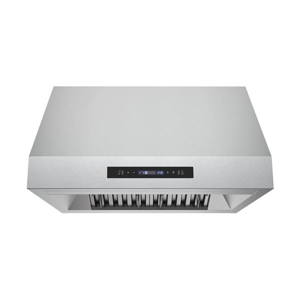 Streamline Diveria 30-in Stainless Steel Ducted Undermount 350CFM Range ...