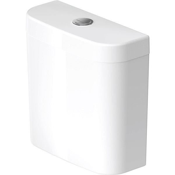 Duravit Happy D2 Toilet Tank Only w/ Top Flush Button in White ...