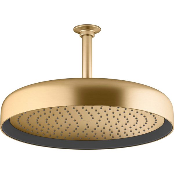 KOHLER Statement Round Brass 14-in W 2.5-gal/min Single-Function Rain ...