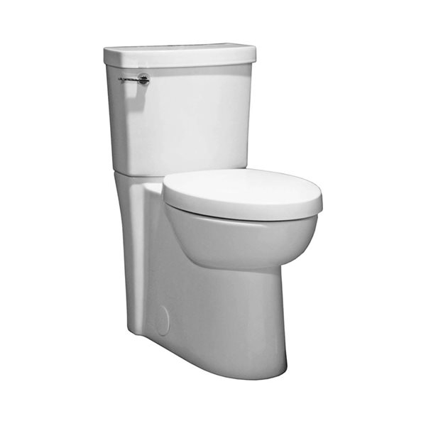 American Standard Studio White Single Flush Elongated 16-in H 2-Piece ...