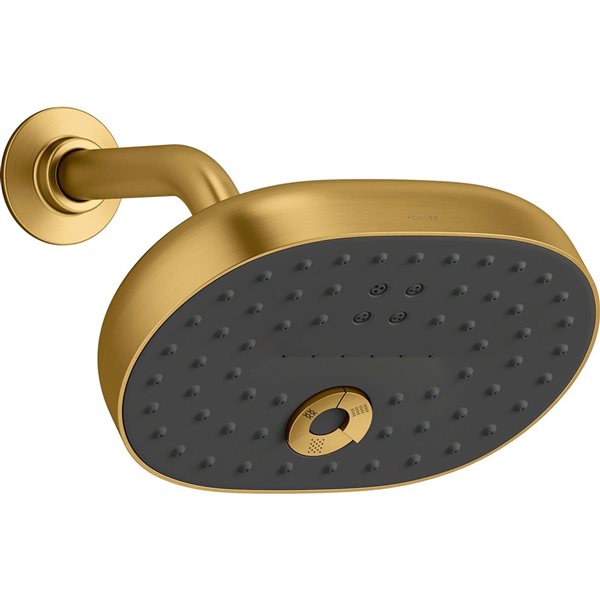 KOHLER Statement Brass 2.5-gal/min Three-Function Shower Head 26290-2MB ...