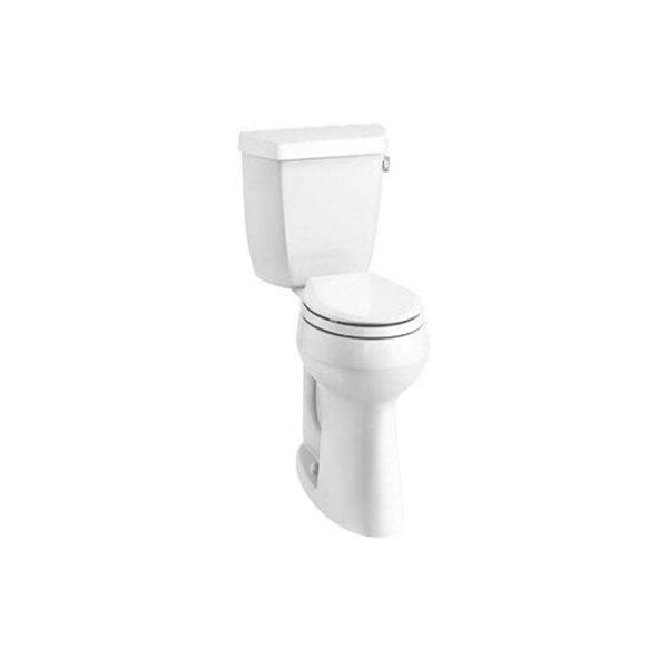 KOHLER Highline Classic 1.28 gpf Two-Piece Round-Front Toilet 5296-RA-0 ...