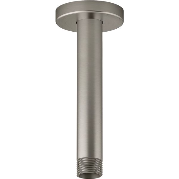 KOHLER Statement Brushed Nickel 6-in L Ceiling Mount Single-Function ...
