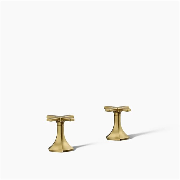 KOHLER Occasion Brass Set of 2 Cross Shower Handles 27010-3-2MB | RONA